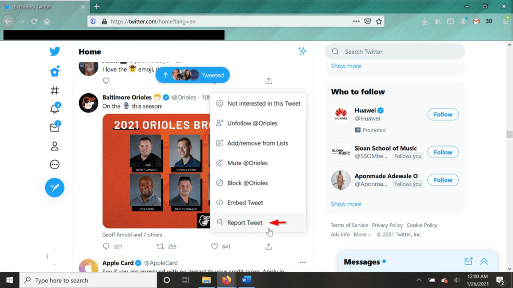 How to Report a Tweet & Twitter Account - Minc Law